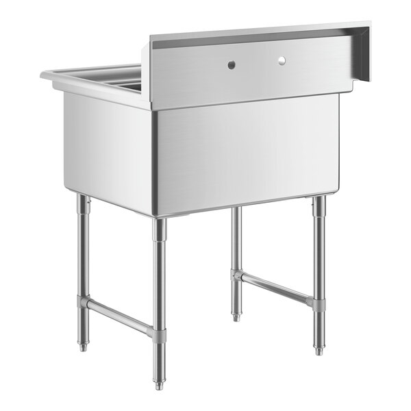 Regency Spec Line 35" 14 Gauge Stainless Steel One Compartment ...