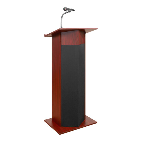 Oklahoma Sound Power Plus Mahogany Lectern with Sound