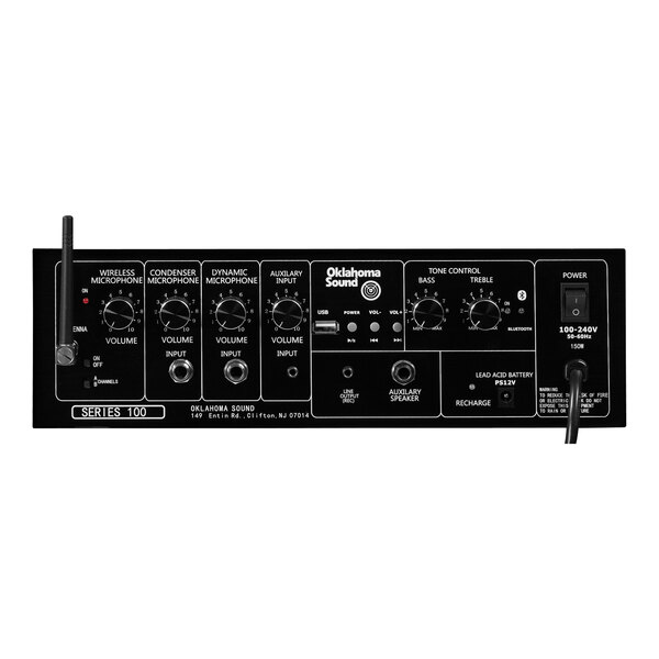 Oklahoma Sound Power Plus Mahogany Lectern with Sound