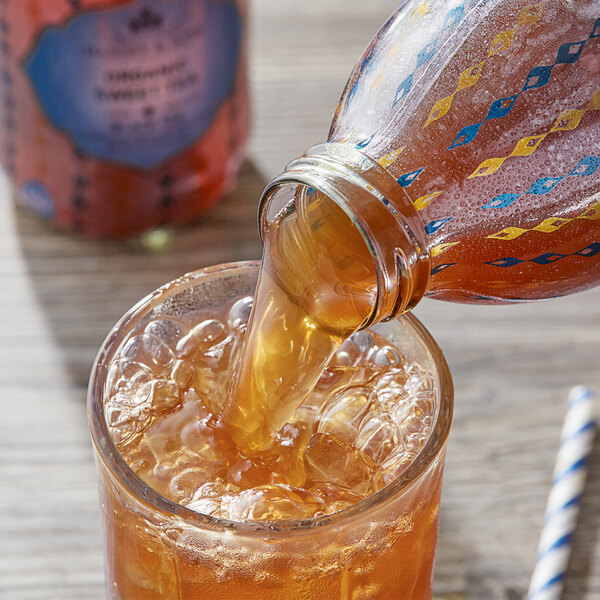 Harney & Sons Organic Black Sweet Iced Tea 16 fl. oz. - 12/Case