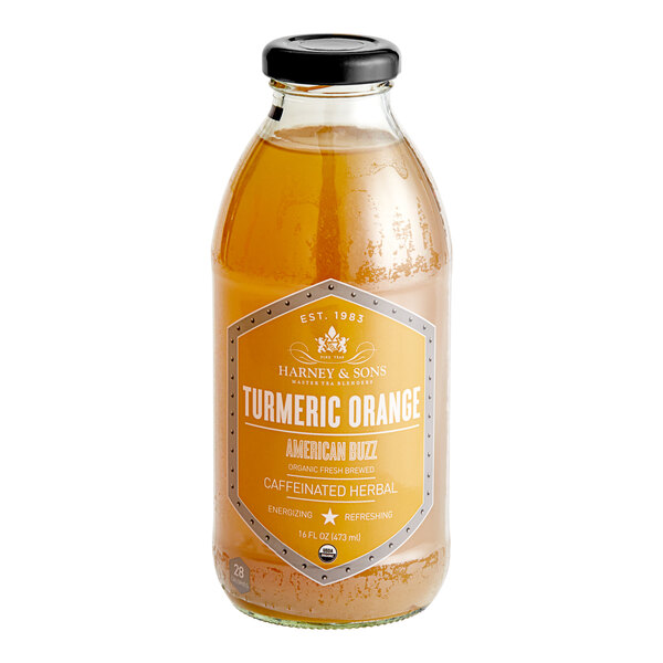 Harney & Sons American Buzz Organic Turmeric Orange Iced Tea 16 fl. oz ...
