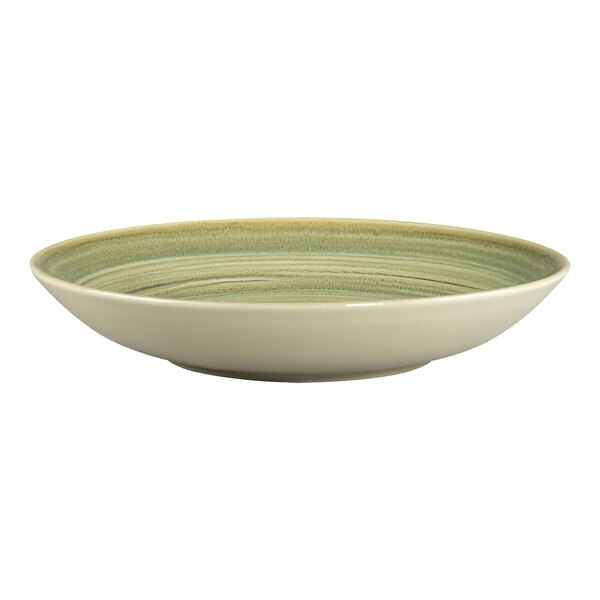 RAK Porcelain Rakstone Spot 10 1/4" Emerald Porcelain Deep Coupe Plate ...