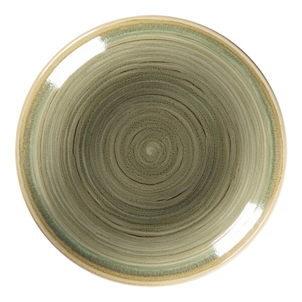 RAK Porcelain Rakstone Spot 9 1/16" Emerald Porcelain Deep Coupe Plate ...
