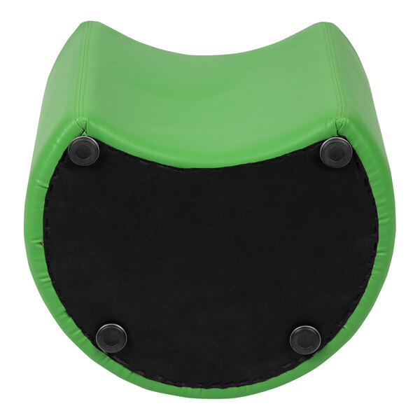 Flash Furniture Nicholas 18" Green Flexible Soft Seating Moon Modular ...