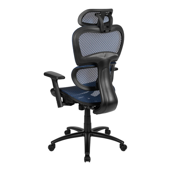Flash Furniture LO Blue Mesh Ergonomic Office Chair