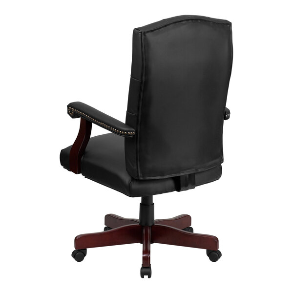 Flash Furniture Martha Washington Black LeatherSoft Executive Swivel ...