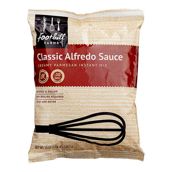 Foothill Farms Alfredo Sauce Mix 19 oz. - 8/Case