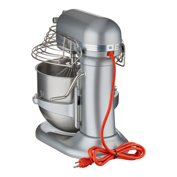 KitchenAid KSMC895CU Contour Silver 8 Qt. Bowl Lift Countertop Mixer ...