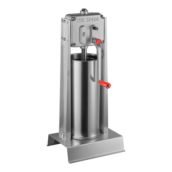 Tre Spade F22500/L 30 lb. Manual Stainless Steel Vertical Sausage Stuffer