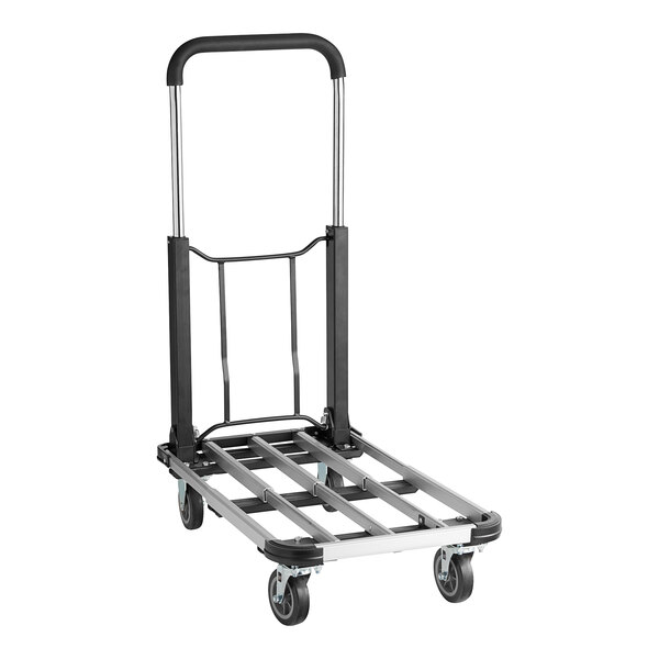 Lavex 16" x 28" Aluminum Folding Platform Truck - 330 lb. Capacity