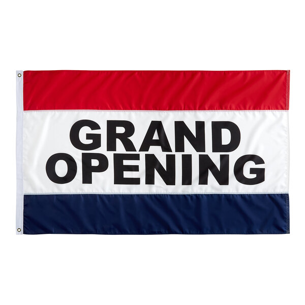 Valley Forge 3' x 5' Polyester Grand Opening Flag