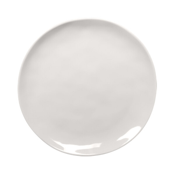 Elite Global Solutions Maya 9" Cream Reactive Glaze Round Melamine ...