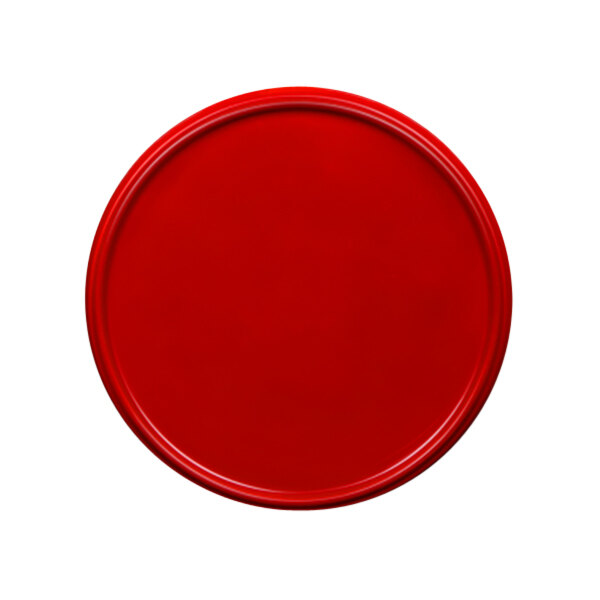 Elite Global Solutions Maya 7" Red Reactive Glaze Coupe Melamine Plate ...