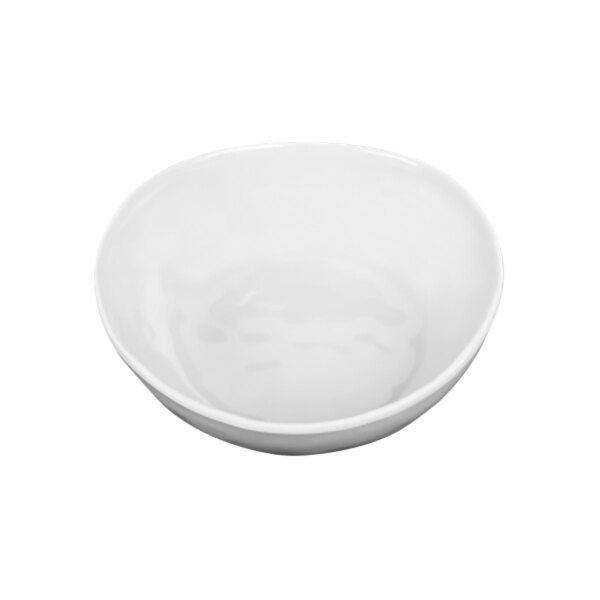 Elite Global Solutions Maya 17 oz. Cream Reactive Glaze Irregular Round ...