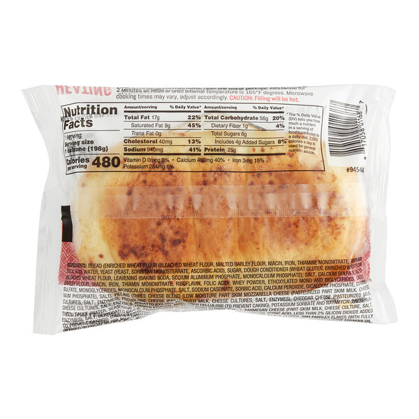 Grand Prairie 4 Cheese Calzone 7 oz. - 12/Case