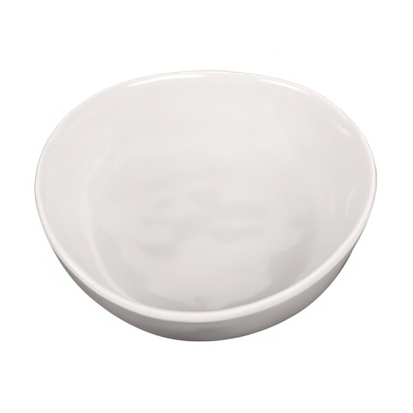Elite Global Solutions Maya 10 oz. Cream Reactive Glaze Irregular Round ...