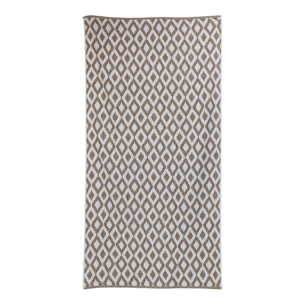 1888 Mills Fibertone Jacquard 30" x 60" Tan Diamond Cotton / Polyester ...