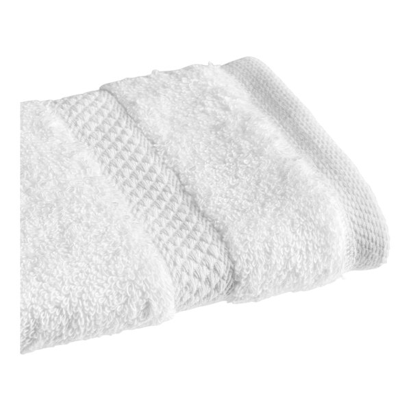 1888 Mills Magnificence 13" x 13" White 100% Pima Cotton Washcloth 1.8 ...