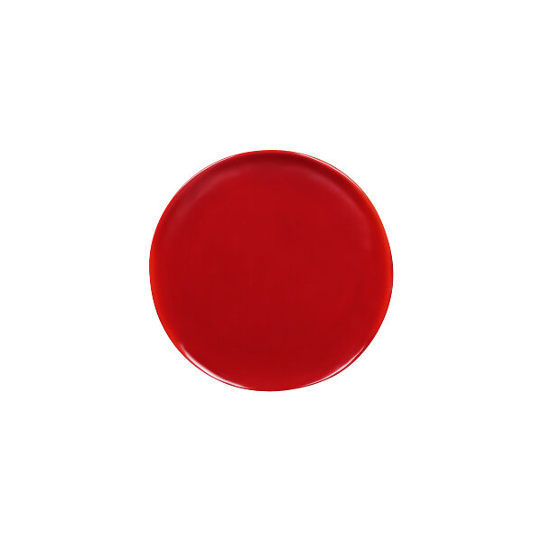 Elite Global Solutions Maya 7" Red Reactive Glaze Round Melamine Plate ...