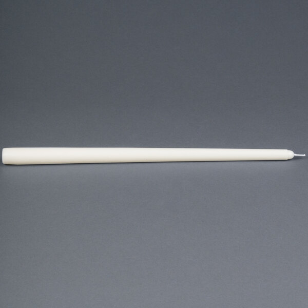 Will & Baumer 15" Ivory Taper Candle - 12/Pack
