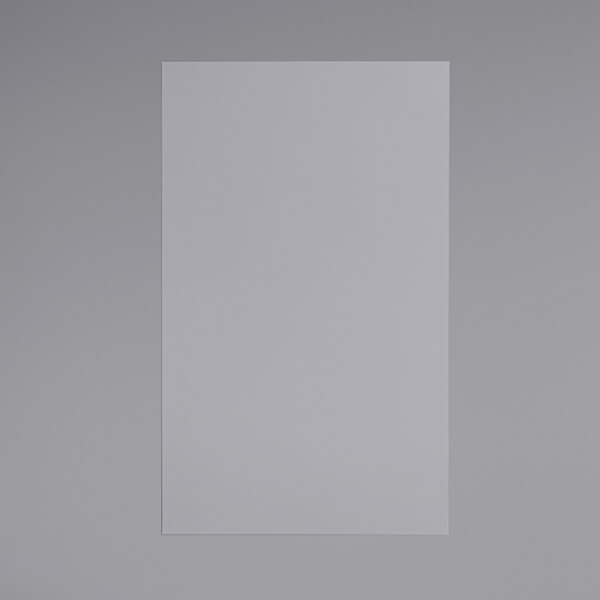 Acopa 8 1/2" x 14" Clear Vinyl Sheet Protector - 50/Pack