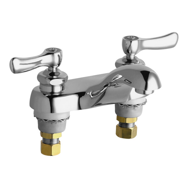 Chicago Faucets 802-E74ABCP 1.0 GPM Deck-Mounted Faucet with 4" Fixed ...