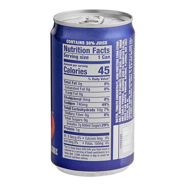 Clamato Original Tomato Cocktail 7.5 fl. oz. - 24/Case