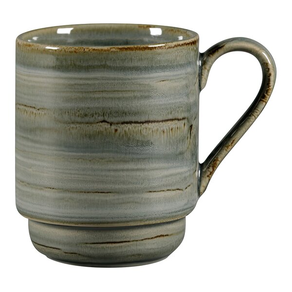 RAK Porcelain Rakstone Spot 10.15 oz. Stackable Peridot Porcelain Mug ...
