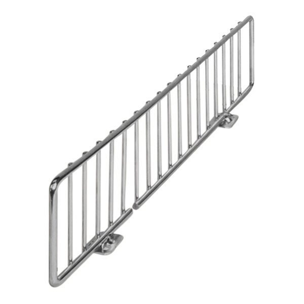 17" x 3" Chrome Fencing Divider for 18" Pegboard Gondola Merchandisers