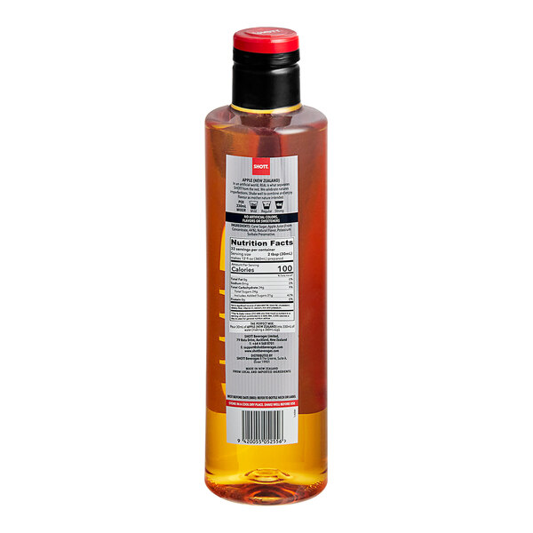 SHOTT Apple Real Fruit Flavoring Syrup 1 Liter