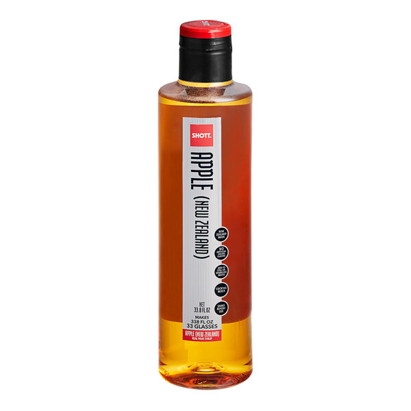 SHOTT Apple Real Fruit Flavoring Syrup 1 Liter