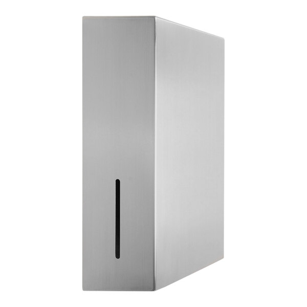 Bobrick Fino B-9262 Surface-Mounted Stainless Steel C-Fold / Multifold Paper Towel Dispenser ...