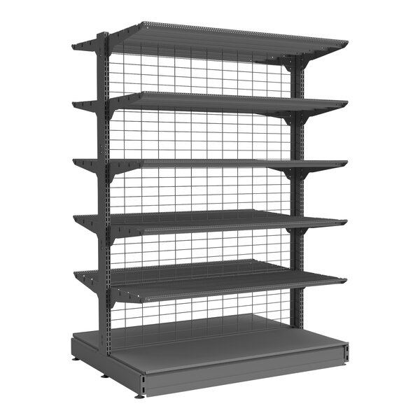 Wanzl Wire Tech 100 36" x 36" x 70" Double-Sided Add-On Gondola ...