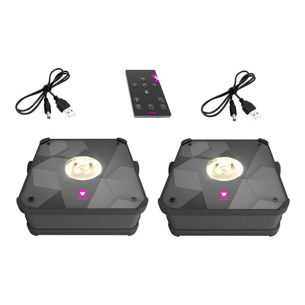 Ape Labs Mini 2.0 Wireless Battery-Operated LED Lights with 29 Color ...