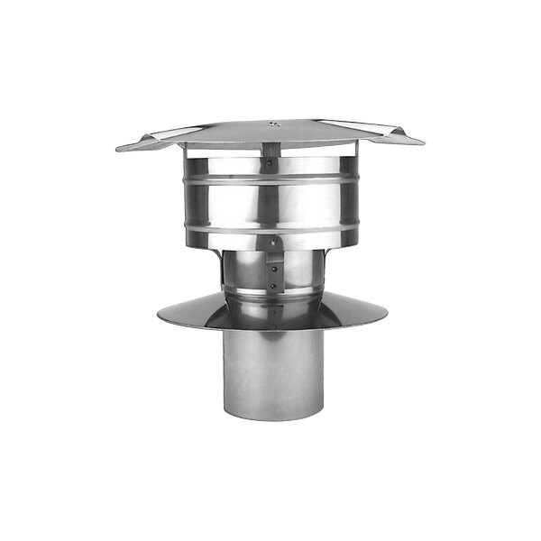 Eccotemp 2SVSRCF03 3" Stainless Steel Rain Cap for Z-Vent Pipes