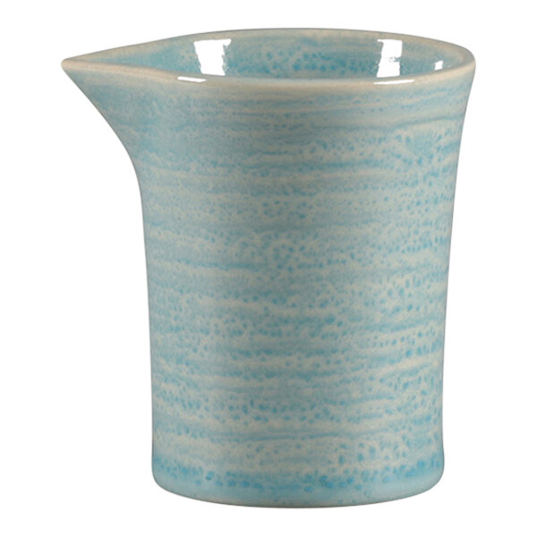 RAK Porcelain Rakstone Spot 3.05 oz. Sapphire Porcelain Creamer - 12/Case