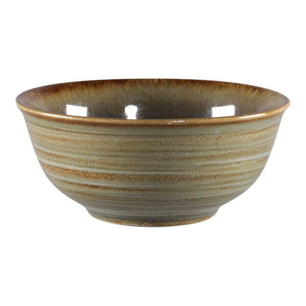 RAK Porcelain Rakstone Spot 5.4 oz. Peridot Porcelain Bowl - 12/Case