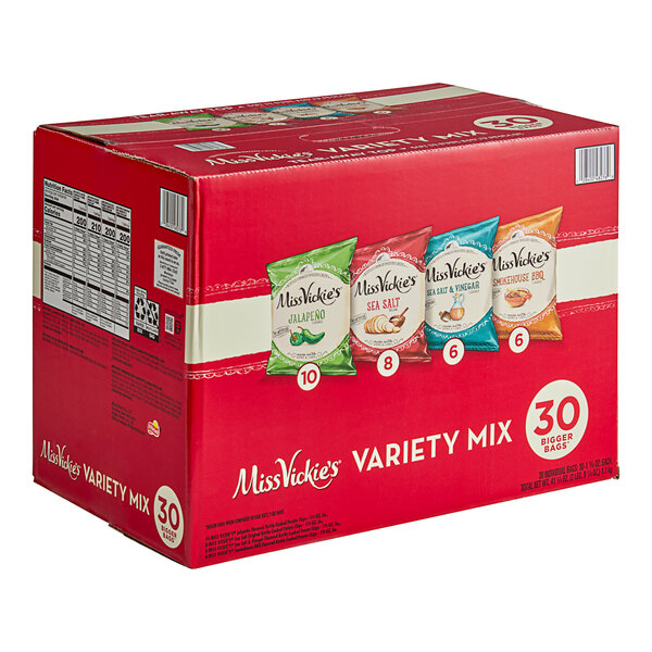 Miss Vickie's Kettle Potato Chip Variety Pack - 60/Case