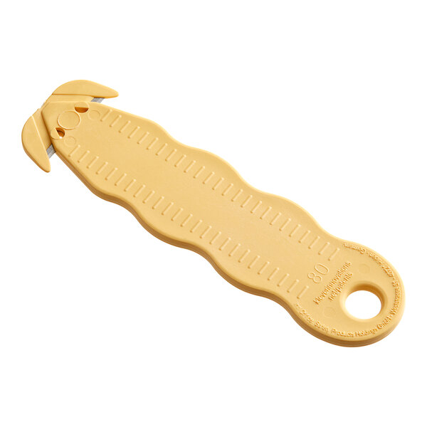 Klever Kutter NSF Food Zone Certified Yellow Safety Box Cutter KCJ-1SSYX
