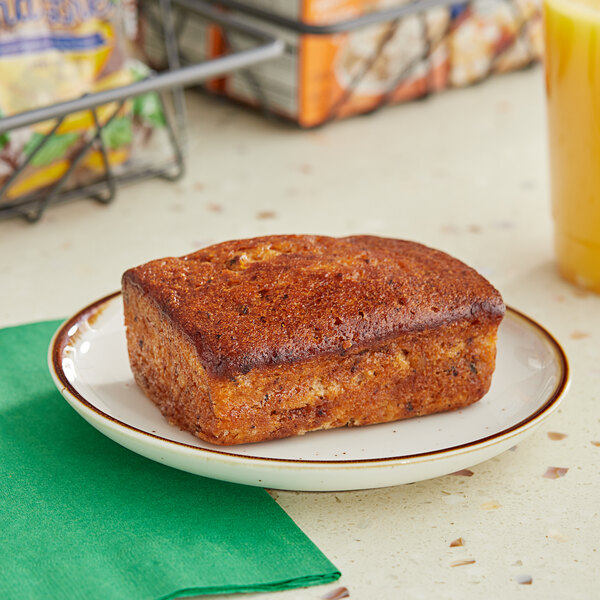 Ne-Mo's Bakery Individually Wrapped Banana Cake Bread 4 oz. - 12/Case