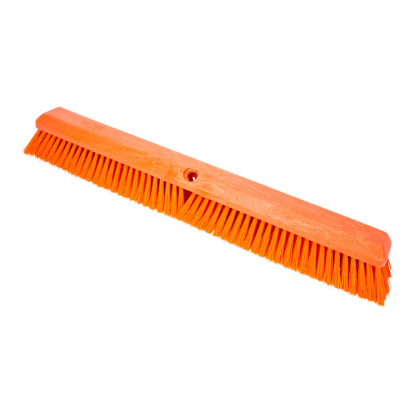 Carlisle Sparta 41891EC24 24" Omni Sweep Orange Push Broom Head with ...