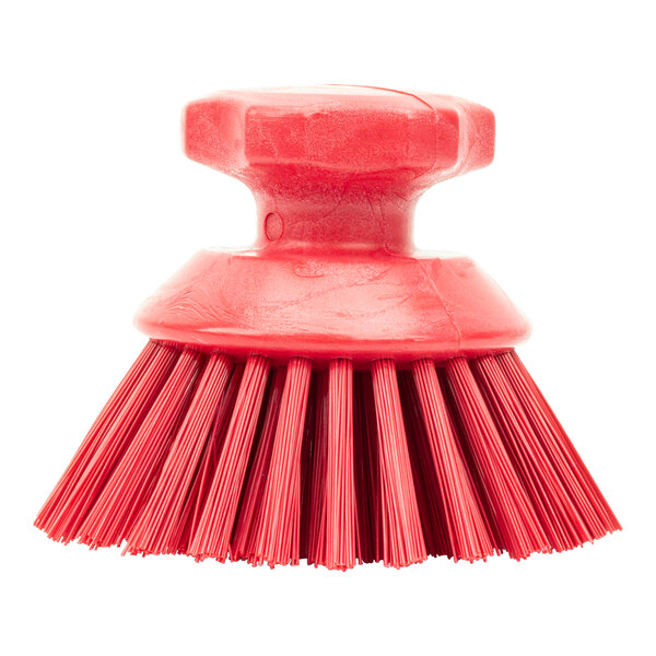 Carlisle Sparta 42395EC05 5" Red Round Palm Scrub Brush