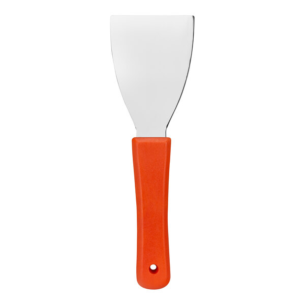 Carlisle Sparta 40130EC24 3" Orange Steel Handheld Scraper