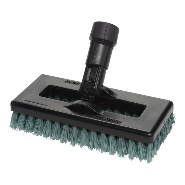 Carlisle Flo-Pac 36530014 8" Swivel Scrub with Light Grit Nylon Bristles