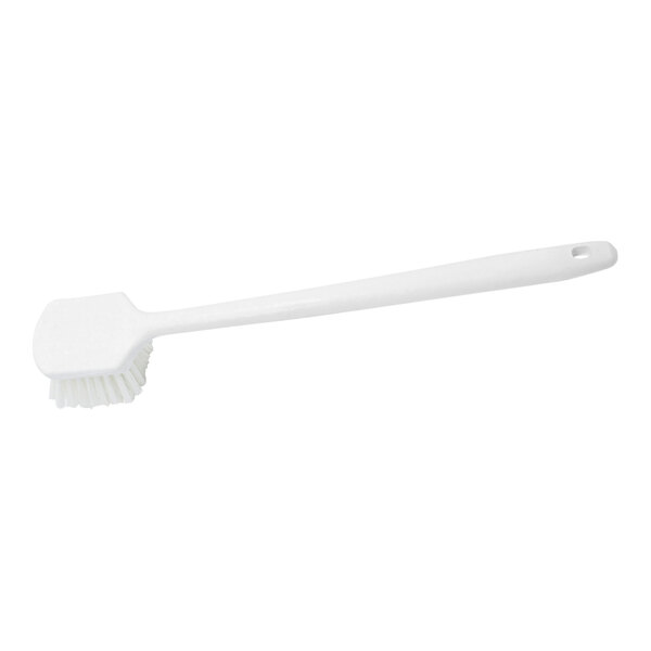 Carlisle Sparta 40501EC02 20" White Floating Utility / Pot Scrub Brush
