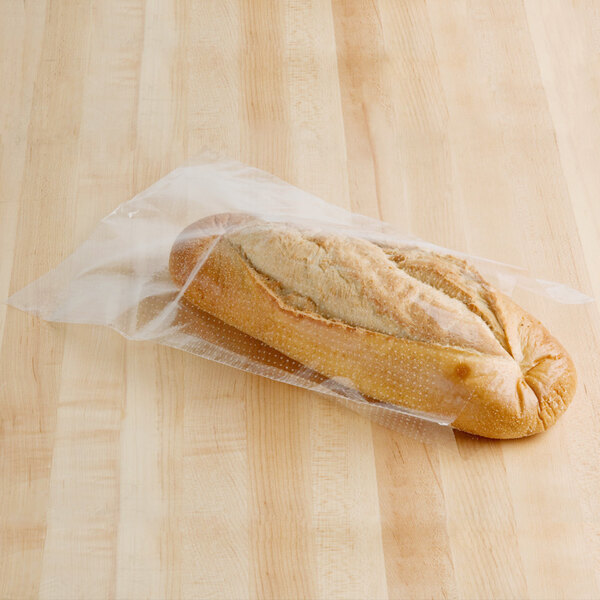 Plastic Bread Bag 11" x 20" with Micro-Perforations - 1000/Case