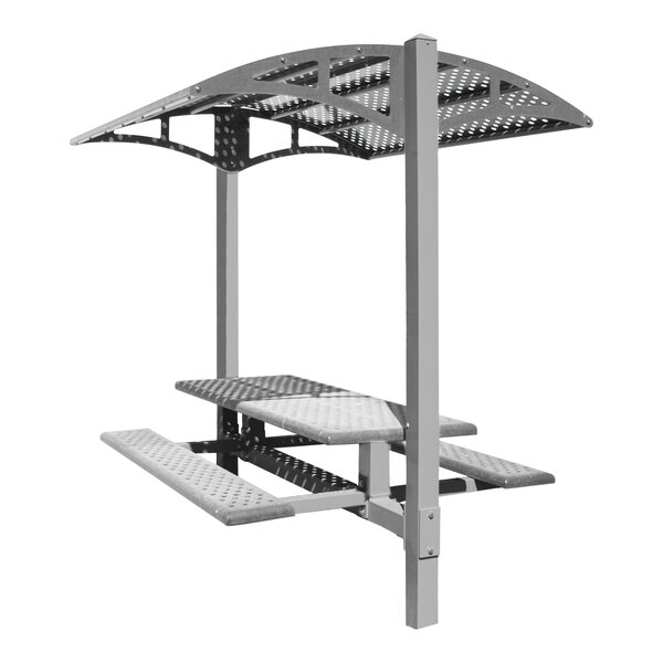 Paris Site Furnishings Shade Series 6' Window Gray Surface Mounted ...
