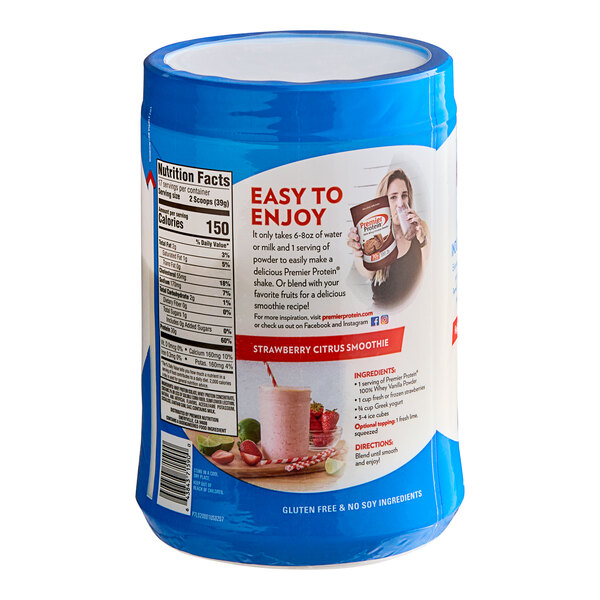 Premier Protein Vanilla Milkshake Protein Powder 23.3 oz.