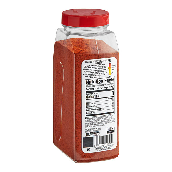 Frank's RedHot Nashville Hot Seasoning 17.64 oz.