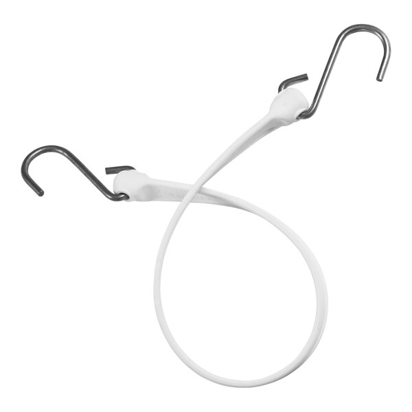 The Better Bungee 36" White Polyurethane Strap with Stainless Steel S ...